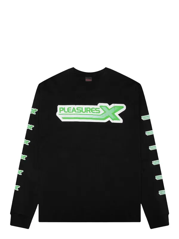 PLEASURES X Long-sleeve T-shirt - Black