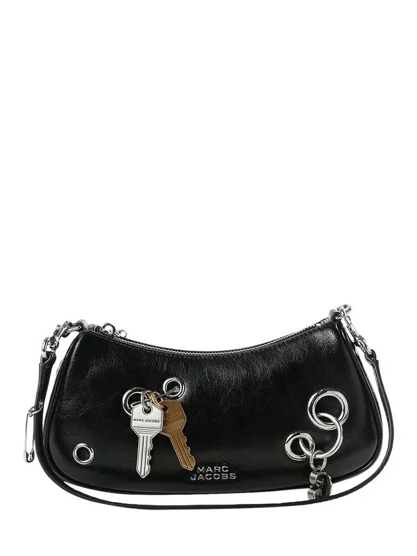 Marc Jacobs Grommet Charm Shoulder Bag - Black