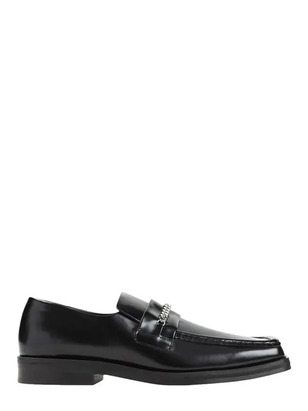 Martine Rose Square Toe Loafer - Black