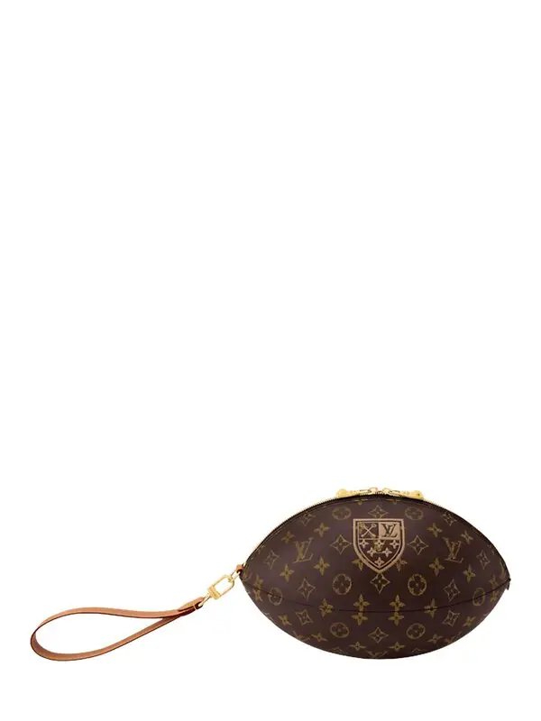 LOUIS VUITTON Rugby Clutch Monogram Canvas - Brown