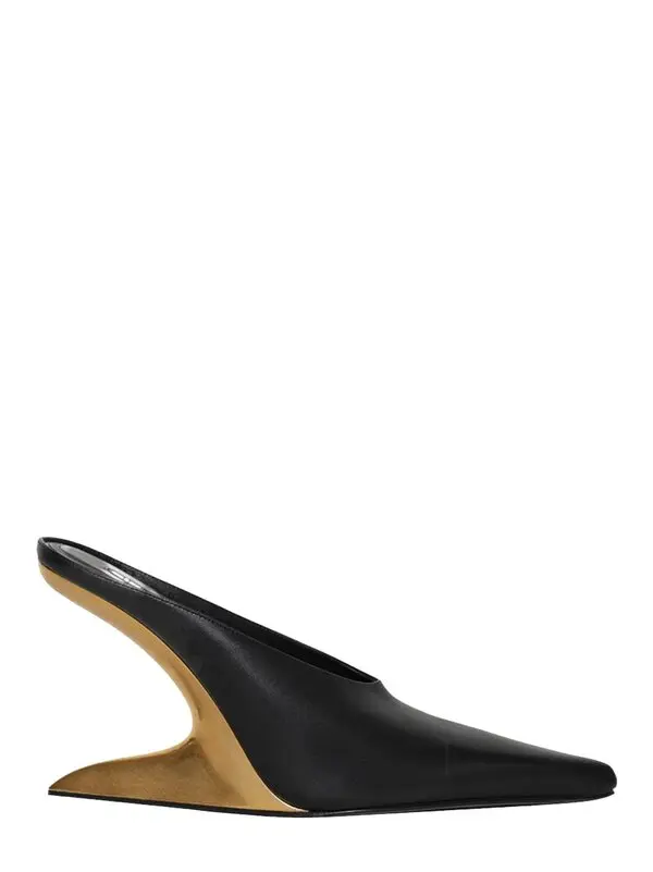 Alexander Wang Boomerang Wedge Mule - Black