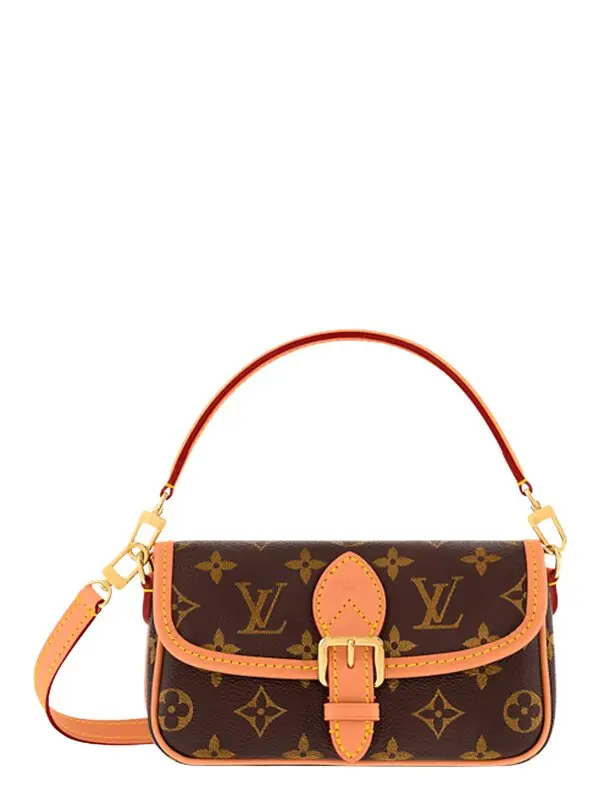 LOUIS VUITTON Nano Diane Monogram Canvas - Brown