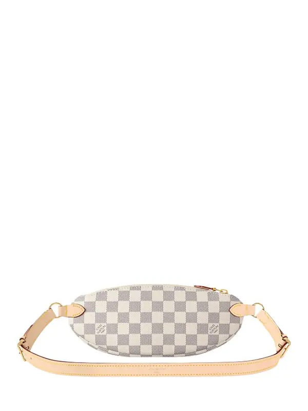 LOUIS VUITTON Keepit Damier Azur Canvas - White