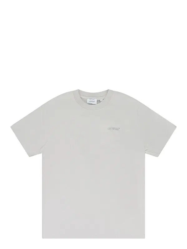Off-White Bookish Slim Short-sleeve Tee - Grey