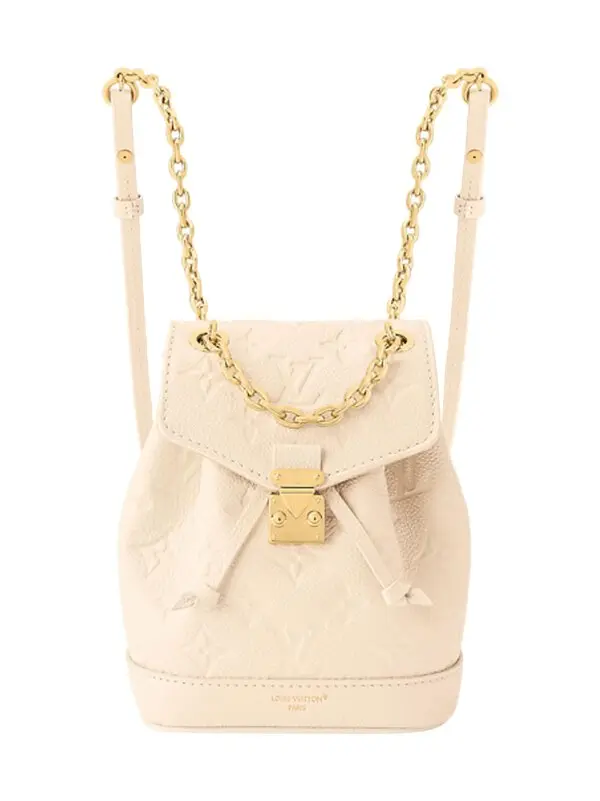 LOUIS VUITTON Nano Noé Backpack - Cream