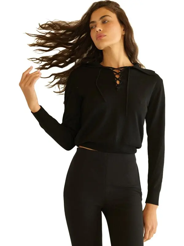 DÔEN Reed Sweater - Black