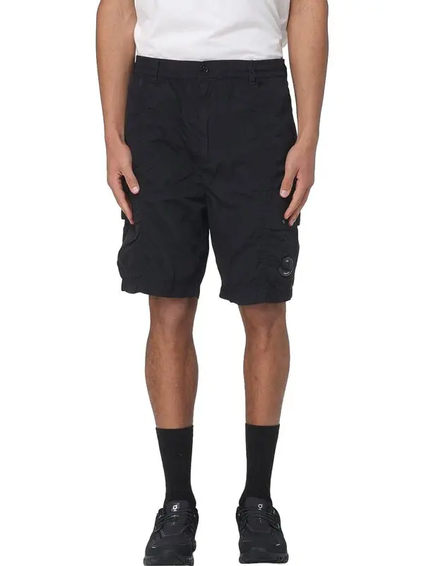 C.P. COMPANY Technical Fabric Cargo Shorts - Black