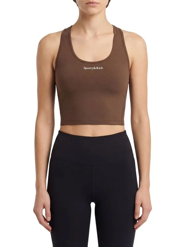 SPORTY & RICH Top - Brown