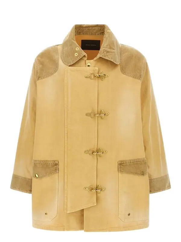 WALES BONNER Duffle Coat - Sand