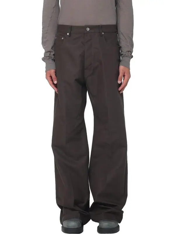 Rick Owens Wide Leg Denim Jeans - Grey