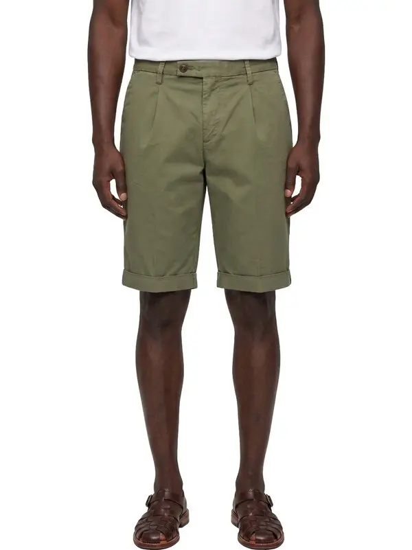 BRIGLIA 1949 Tailored Shorts - Military