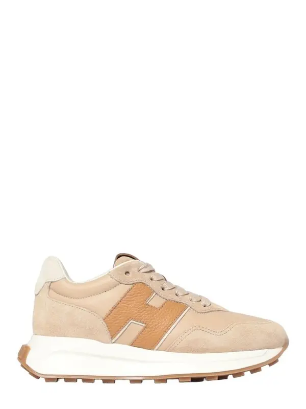 Hogan Lace-up Sneakers - Beige