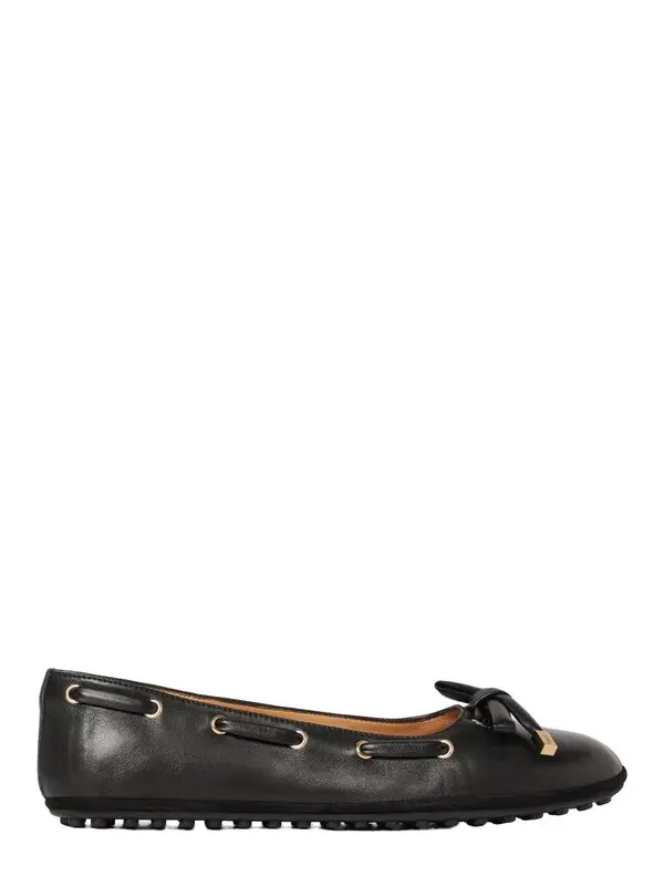 TOD'S Nappa Ballerinas - Black