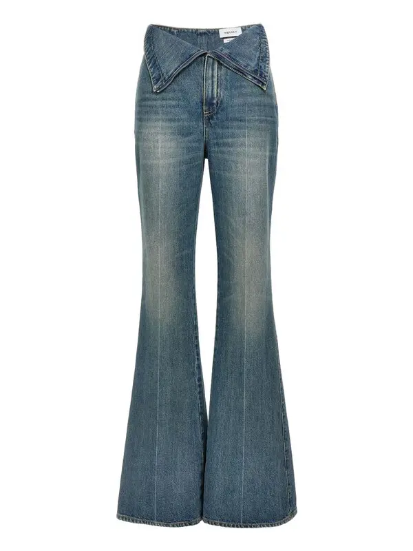 Alexander McQueen Flare Leg Jeans - Indigo