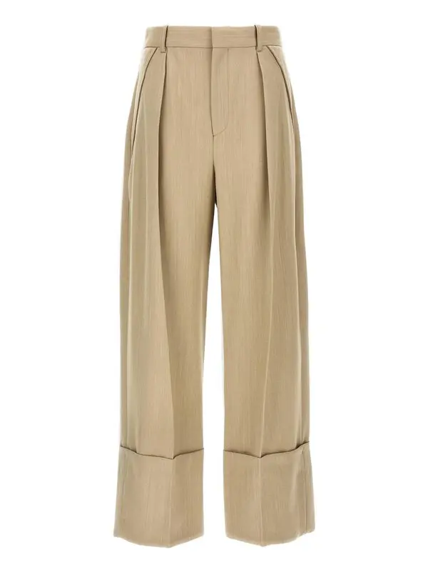 Victoria Beckham Trousers - Kaki