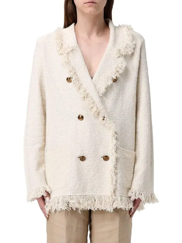 Elisabetta Franchi Jacket - White
