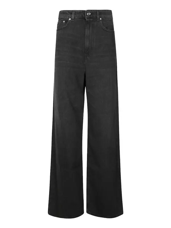 GANNI Wide Leg Jeans - Black