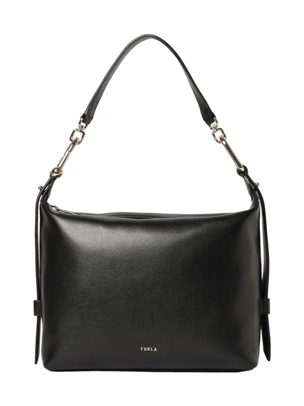 Furla Leather Shoulder Bag - Black