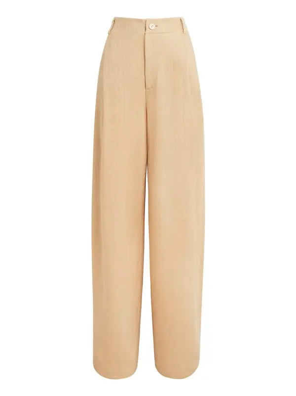 Colombo Wide-leg Trousers - Grey