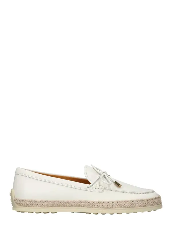 TOD'S Laccetto Loafers - White