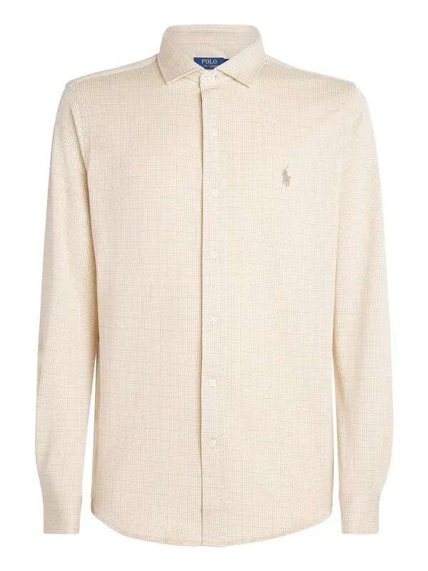 Polo Ralph Lauren Cotton Check Shirt - Beige