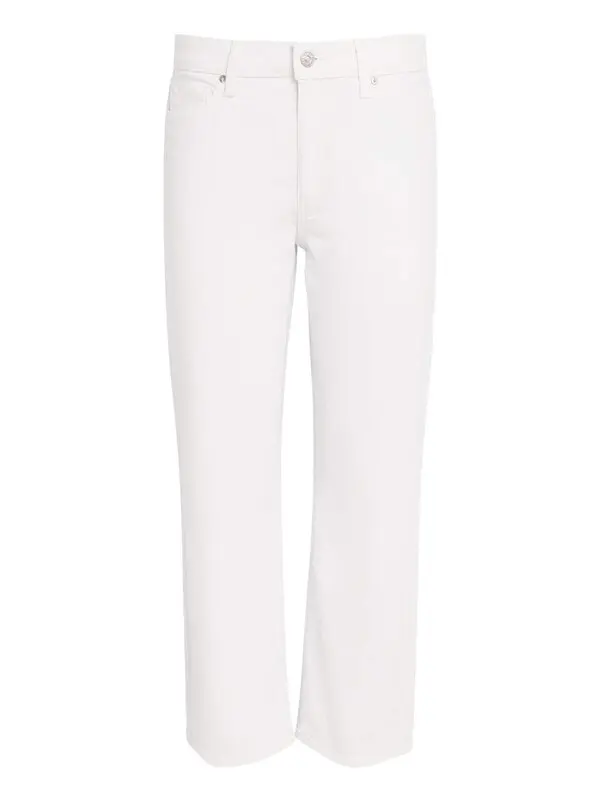 Paige Mason Ankle Straight Jeans - White