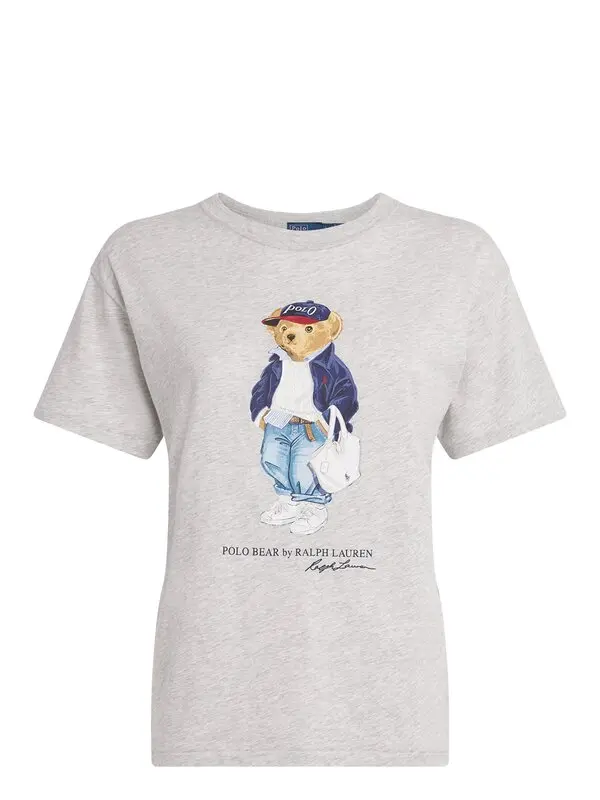 Polo Ralph Lauren Cotton Polo Bear T-shirt - Grey