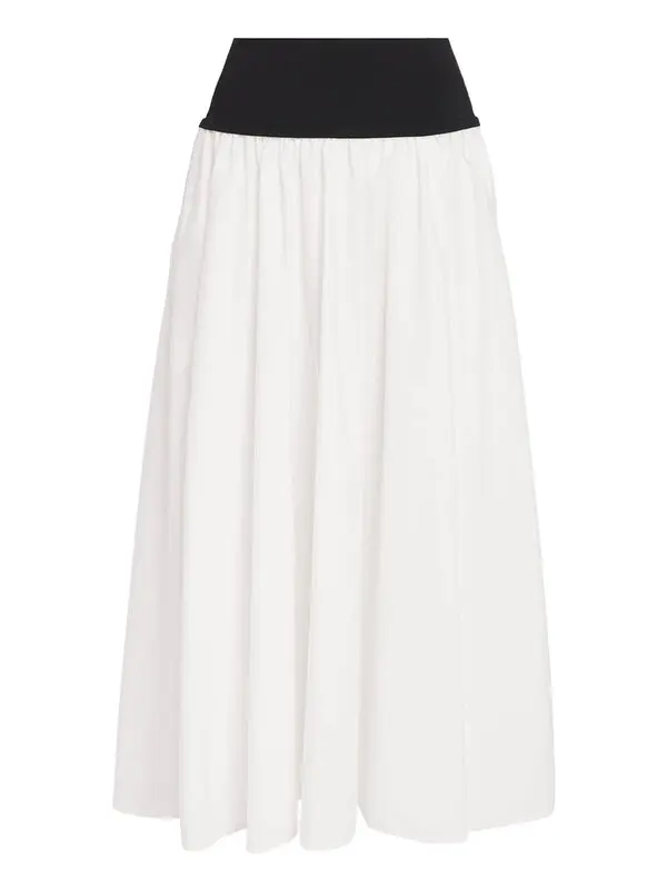 Polo Ralph Lauren A-line Maxi Skirt - White