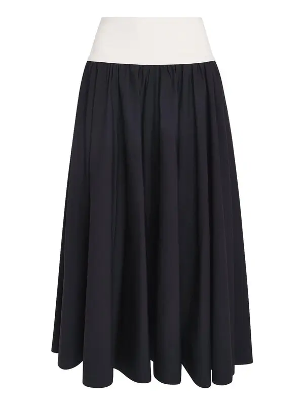 Polo Ralph Lauren A-line Maxi Skirt - Black