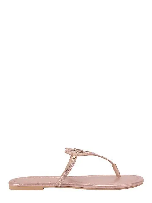 Kurt Geiger Heart Leather Sandals - Blush