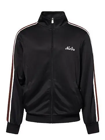 New Era Logo-embroidered Track Jacket - Black