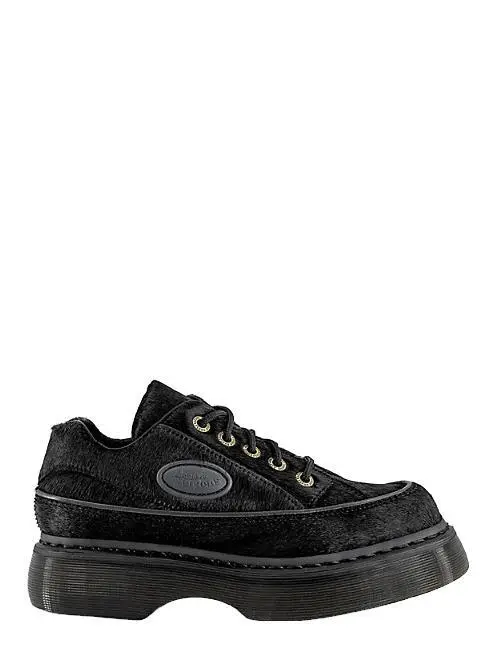 Dr. Martens Buzz 5-eye Leather Shoes - Black Hair On