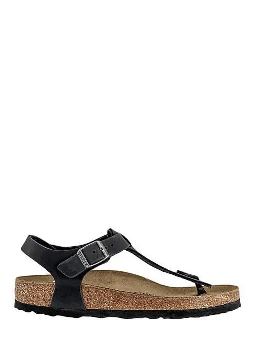 BIRKENSTOCK Kairo Suede Sandals - Black Leather
