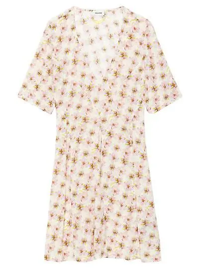 Zadig&Voltaire Floral-print Woven Mini Dress - Pear