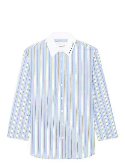 Zadig&Voltaire Morning Relaxed-fit Striped Shirt - Sixtine