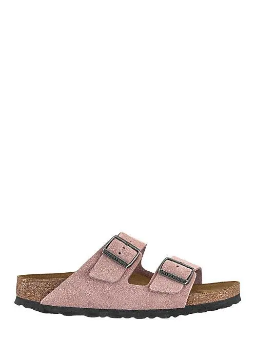 BIRKENSTOCK Arizona Two-strap Sandals - Pink Clay Suede