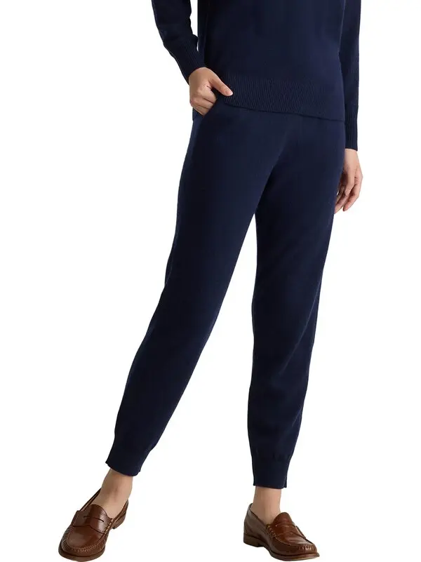 Quince Mongolian Cashmere Sweatpants - True Navy