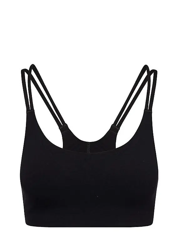Spanx Onform Scoop-neck Sports Bra - Very Black