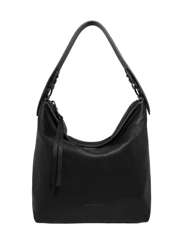 AIMEE Ava Zip Top Hobo - Black