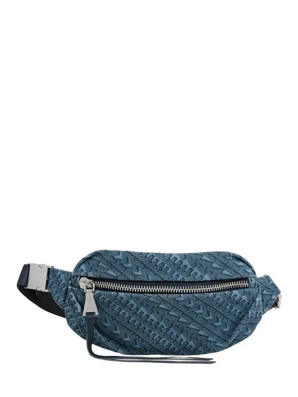 AIMEE Milan Novelty Belt Bag - Monogram Denim