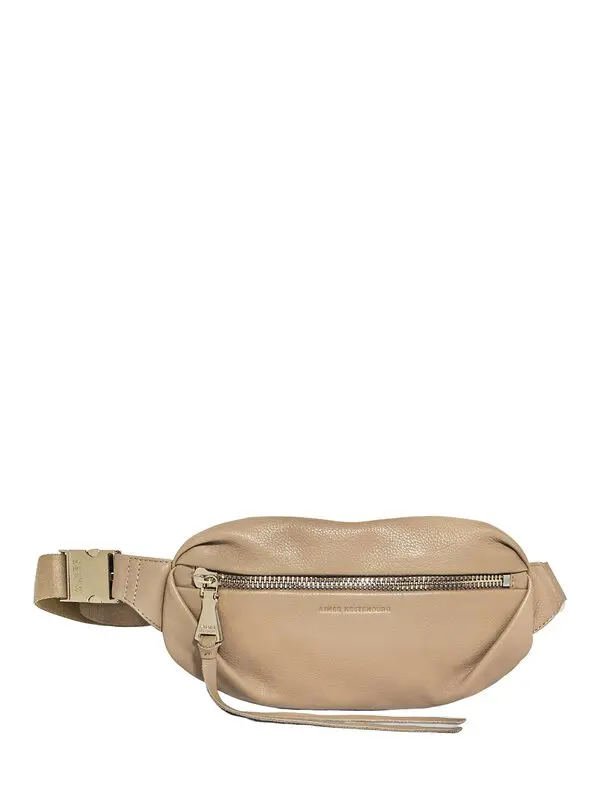 AIMEE Milan Belt Bag - Camel With Light Gold