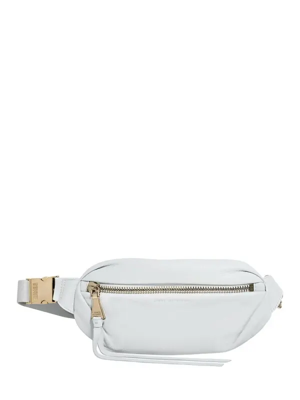 AIMEE Milan Belt Bag - Cloud With Shiny Gold