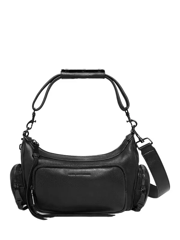 AIMEE Away We Go Convertible Shoulder Bag - Black