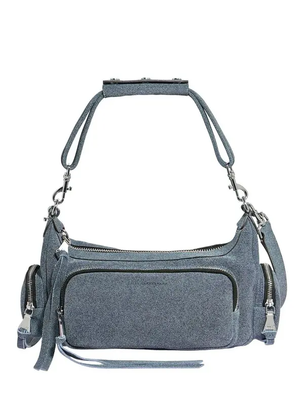 AIMEE Away We Go Convertible Shoulder Bag - Dark Denim