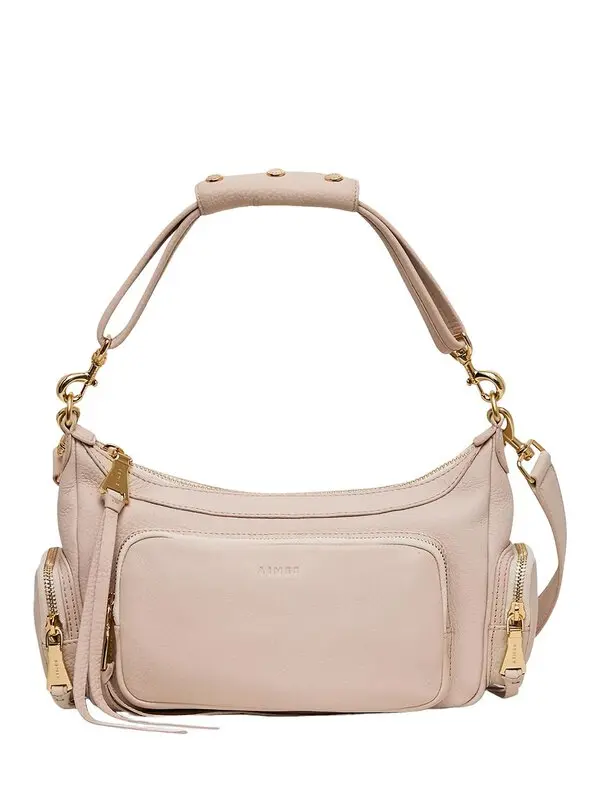 AIMEE Away We Go Convertible Shoulder Bag - Romance Pink Pebble