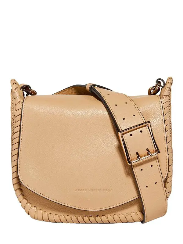AIMEE Saddle Crossbody Bag - Camel
