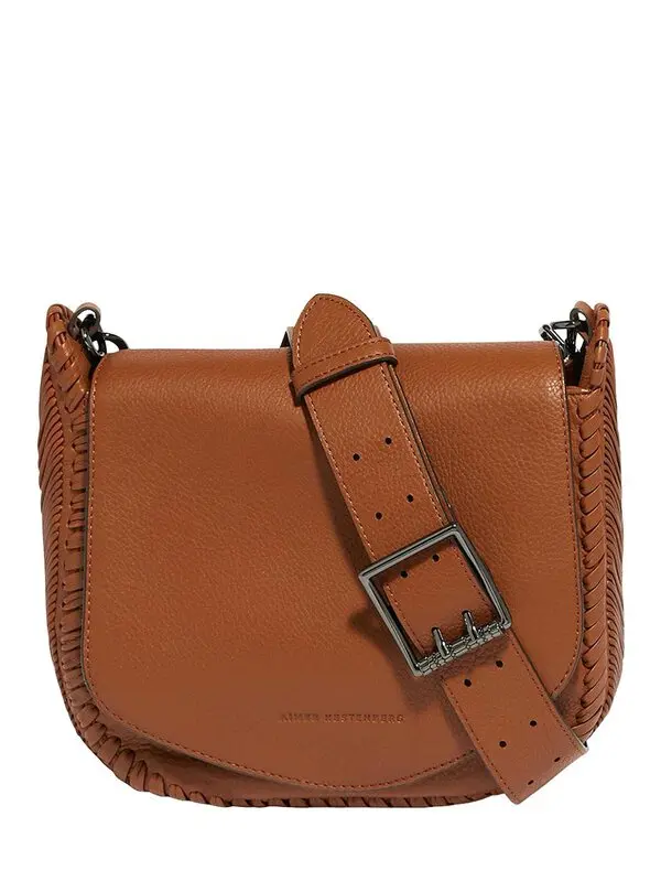 AIMEE Saddle Crossbody Bag - Chestnut