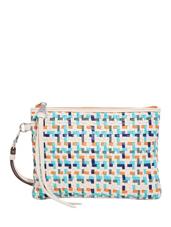 AIMEE Woven Wristlet Pouch - Multi Woven