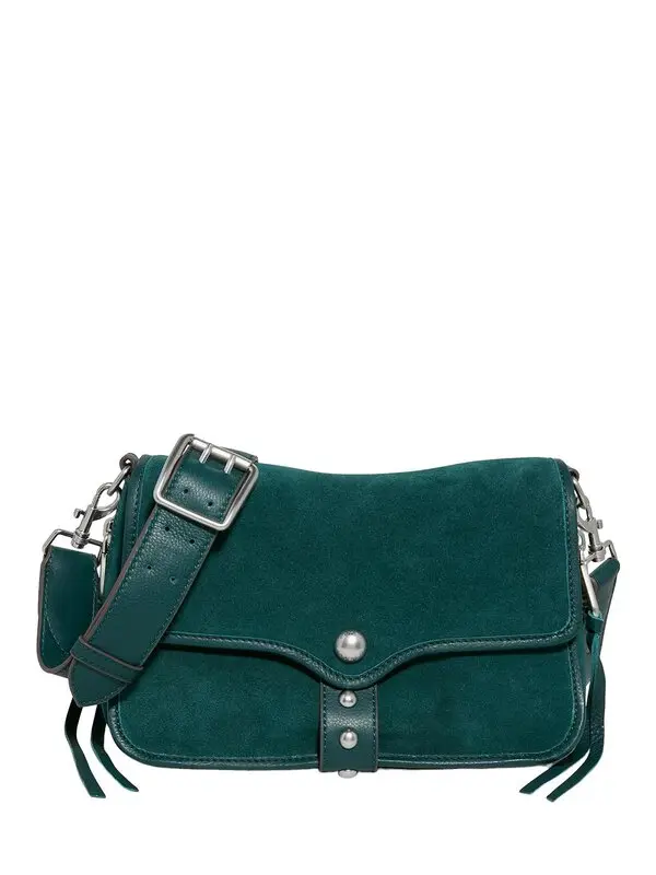 AIMEE Great Escape Crossbody - Deep Emerald Suede