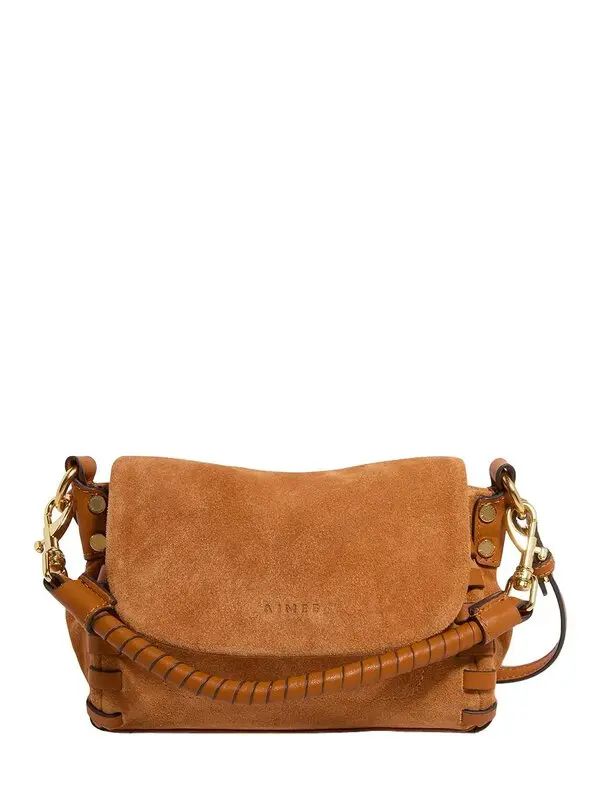 AIMEE Zen Mini Crossbody - Rustic Caramel Suede